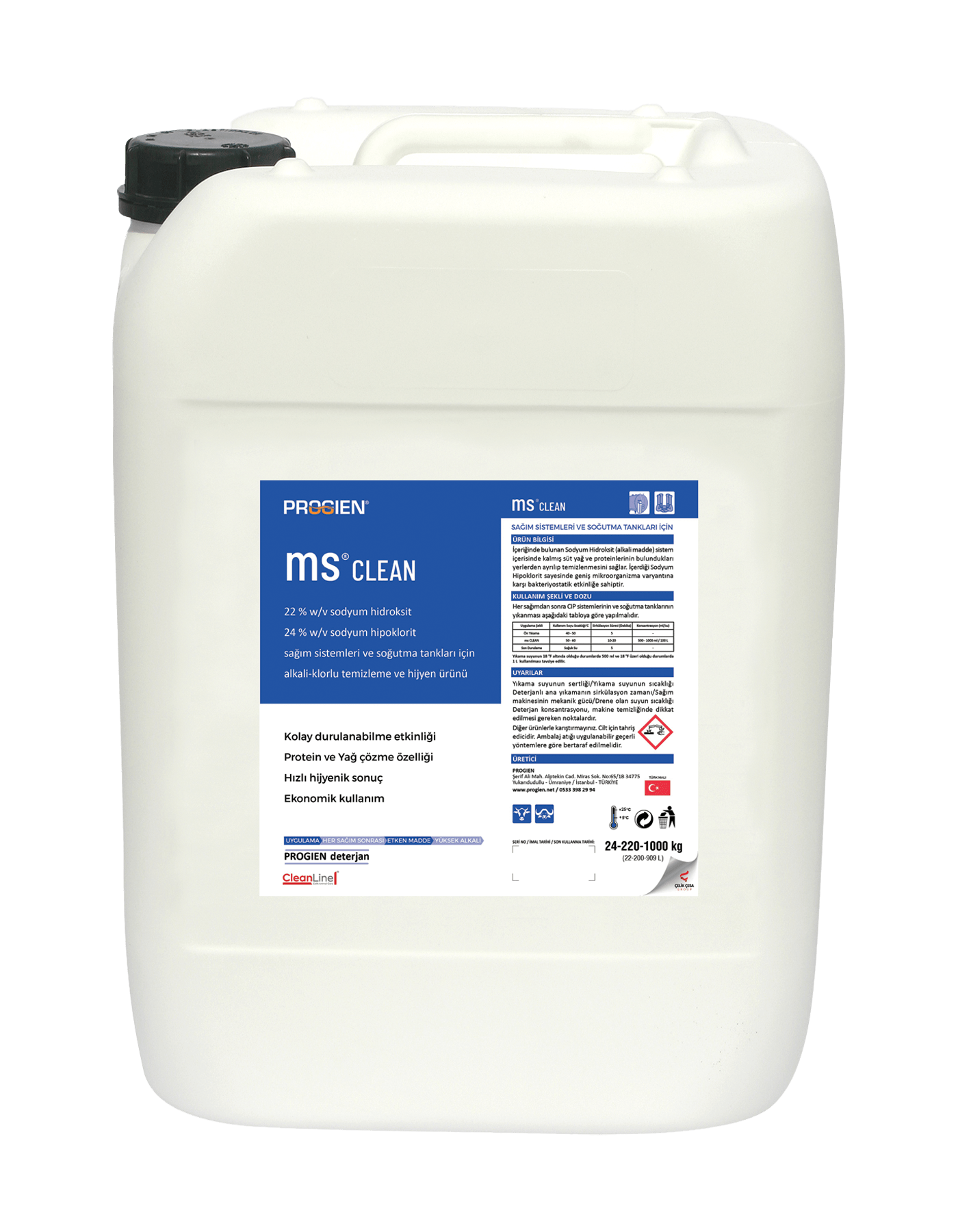 Ms Clean® | Sağım Sistemi Temizlik Ürünleri | Progien